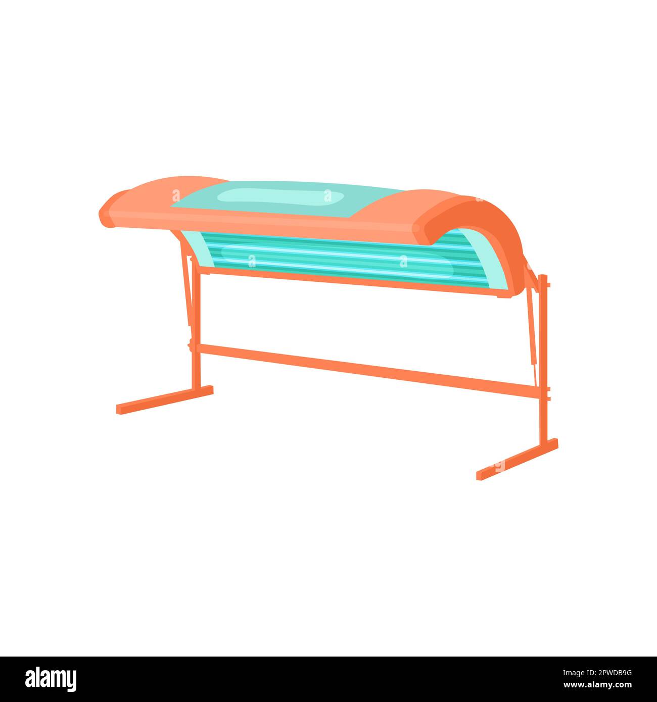 Orange and blue tanning panel illustration Stock Vector Image & Art - Alamy