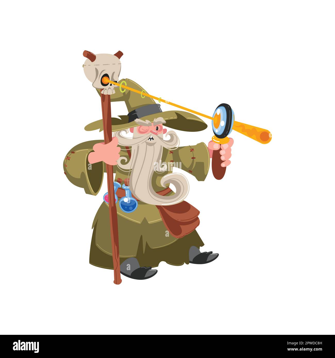 Wise old wizard long hi-res stock photography and images - Alamy