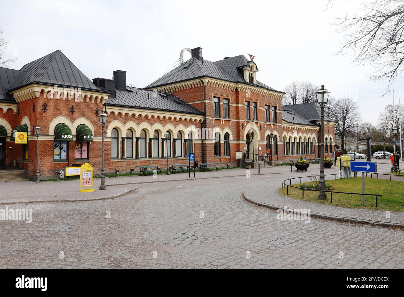 Hallsberg, Sweden - April 23, 2023: Exterior view of the Hallsberg ...