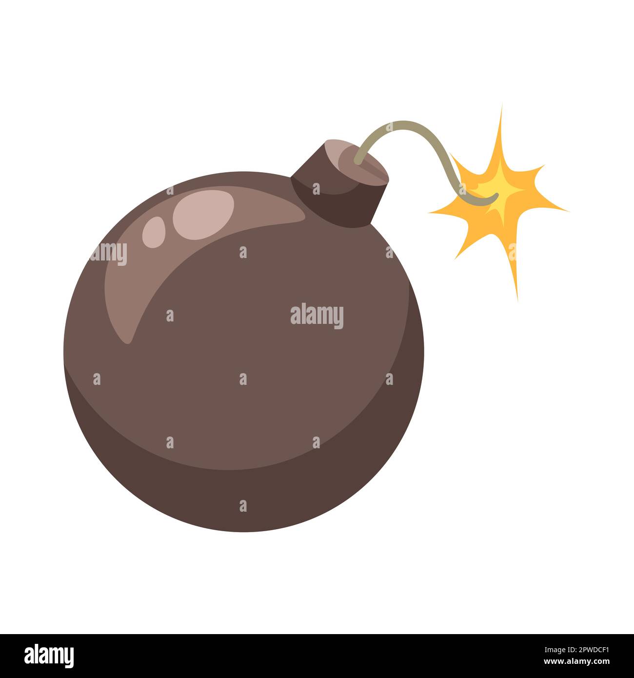 Explosive lethal bomb cartoon illustration Stock Vector Image & Art - Alamy