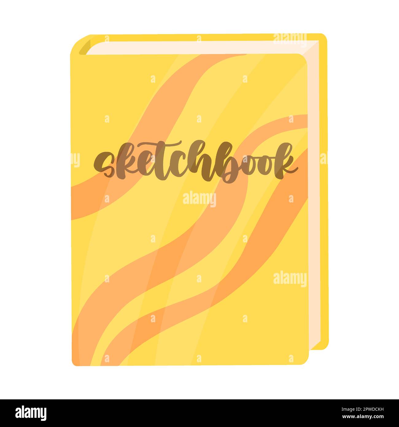 album book for drawing pencil sketches, Different art supplies vector ...