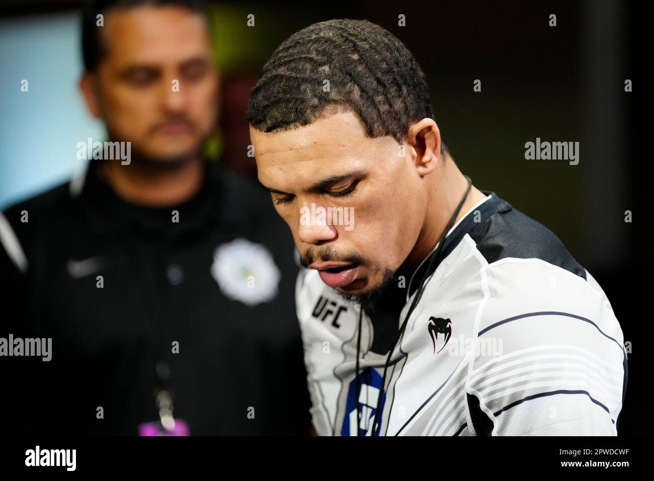 LAS VEGAS, NV - April 29: Journey Newson in a Catchweight bout at UFC ...