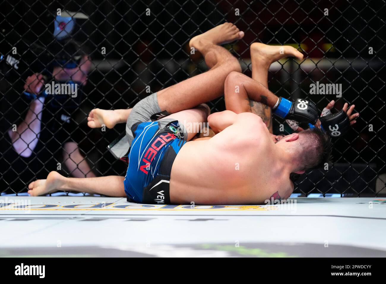 LAS VEGAS, NV - April 29: Cody Durden and Charles Johnson fight in a ...