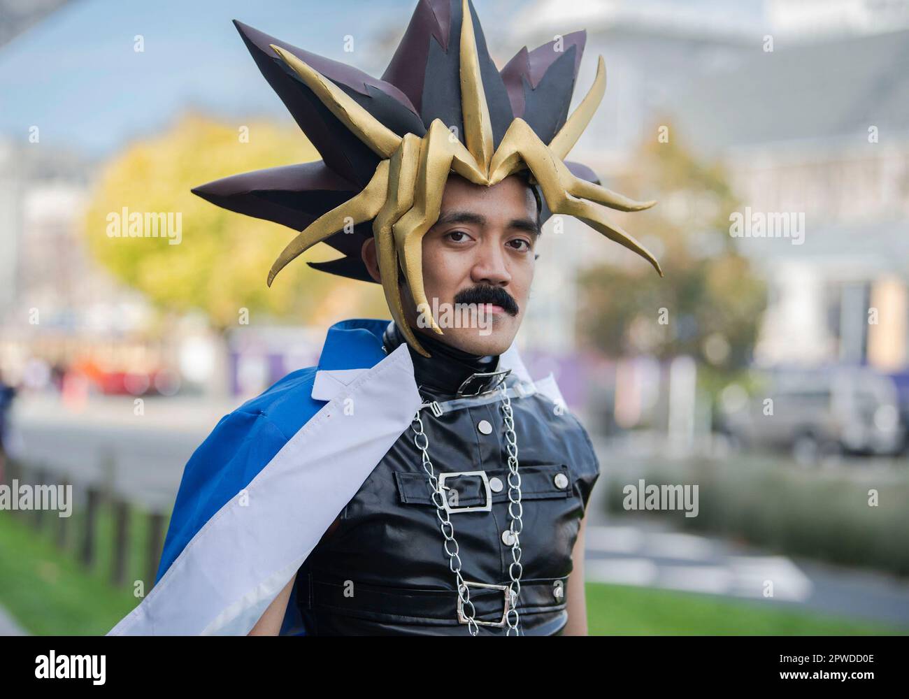 Christchurch, New Zealand. 30th Apr, 2023. Fans in costumes attend the ...