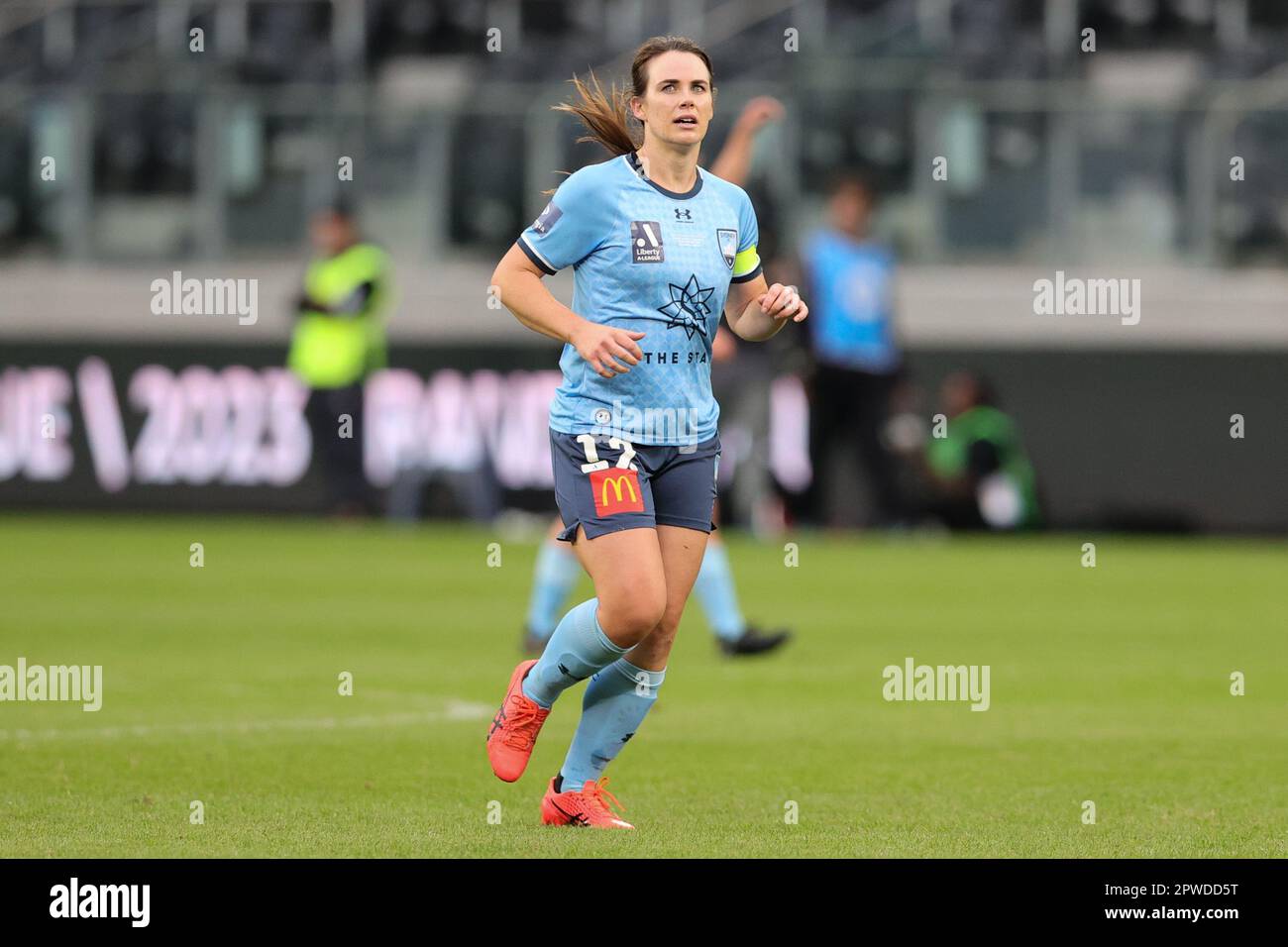 Sydney, Australia. 30th Apr, 2023. Natalie Tobin of Sydney FC looks on ...