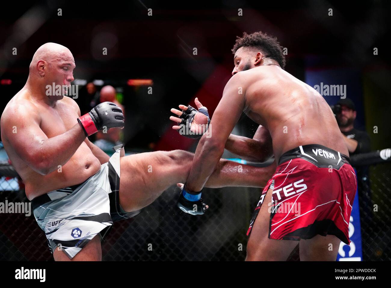 LAS VEGAS, NV - April 29: Marcos Rogerio de Lima and Waldo Cortes ...