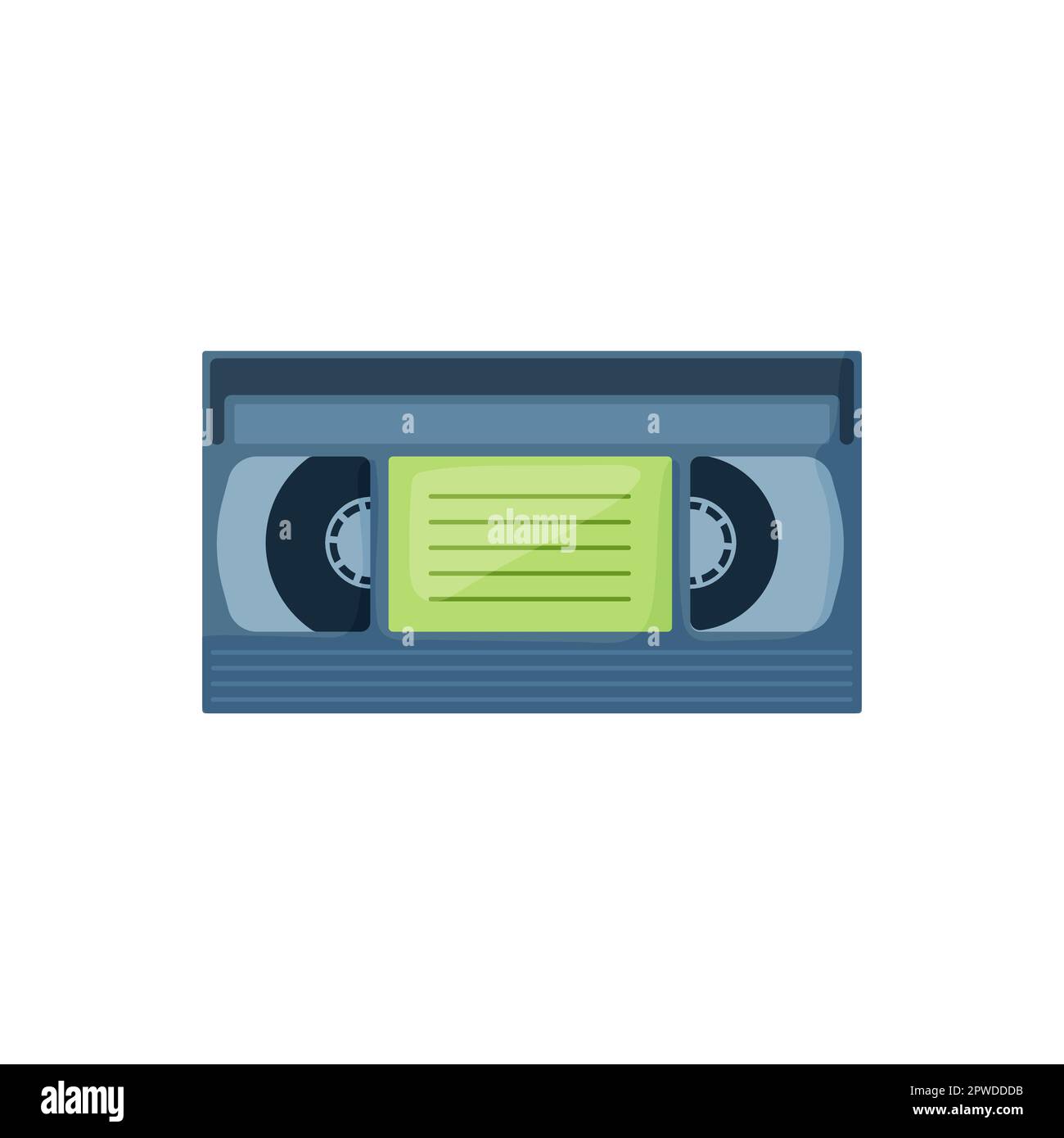 Vintage vhs tape flat vector illustration Stock Vector Image & Art - Alamy