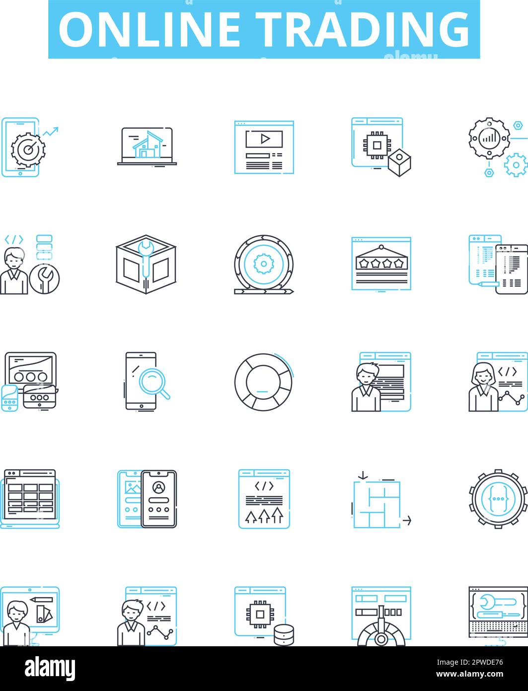 Trading portal Stock Vector Images - Alamy