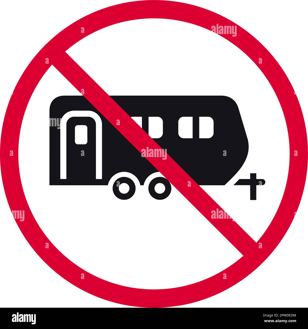 No cars allowed sign Stock Vector Images - Alamy