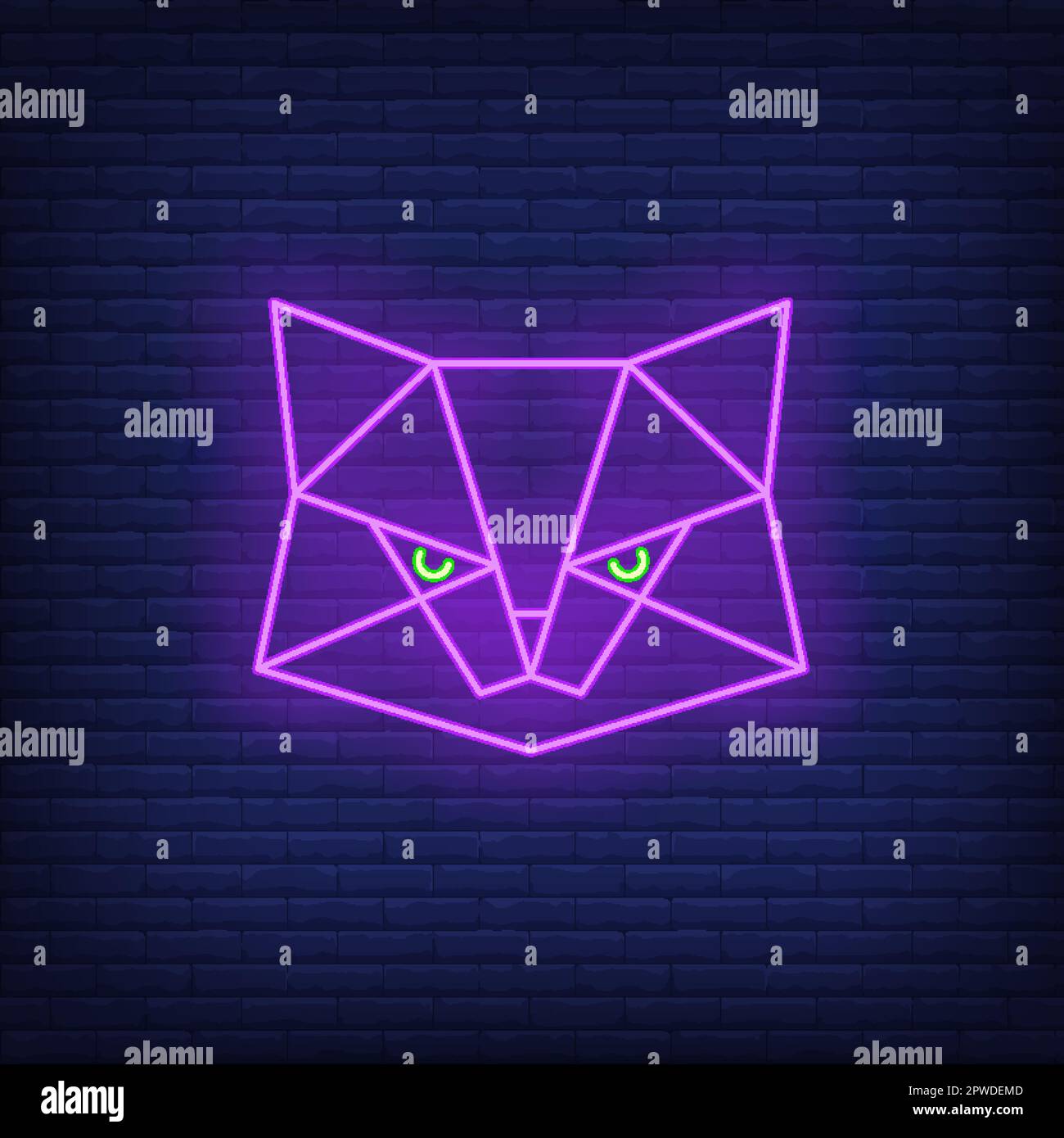 Neon cat hi-res stock photography and images - Alamy