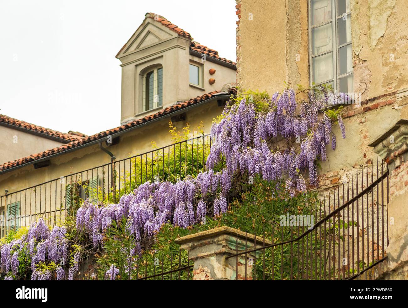 Exterior of San Sebastiano da Po Castle, Torino, Piemonte region, Italy ...