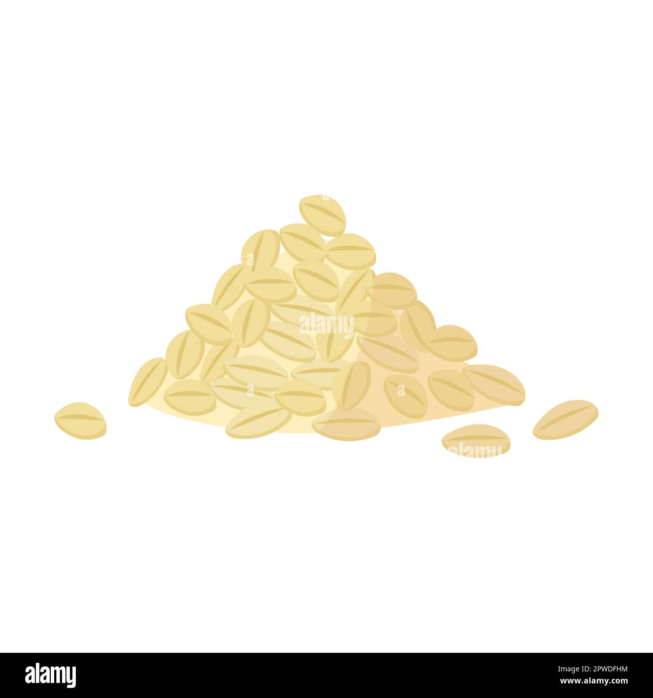 handful, slide with whole oat grains for breakfast, cereal and bowls of ...