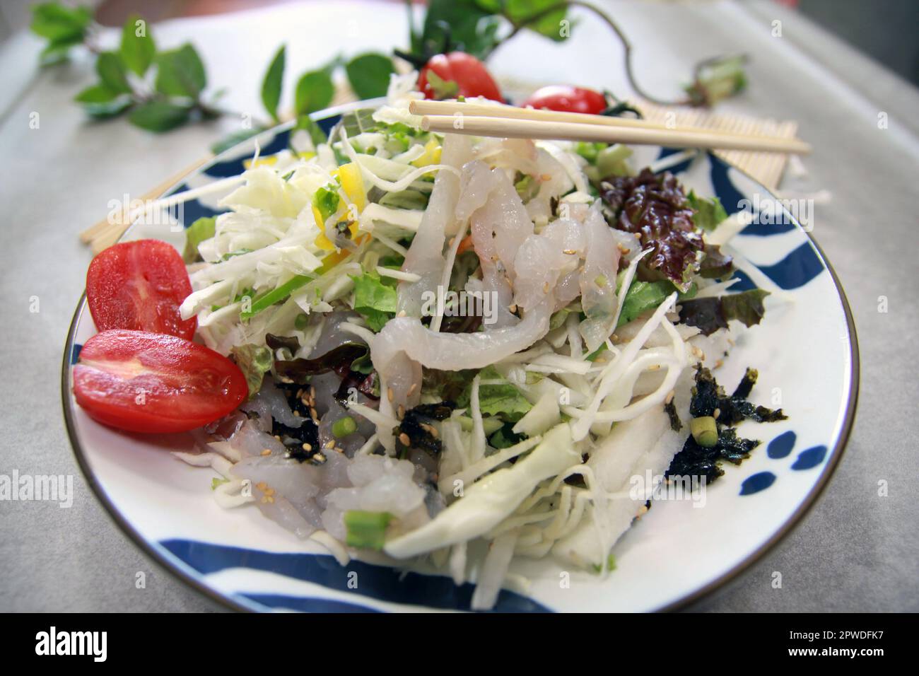 Healthy Korean food sashimi salad, sashimi rice bowl, healthy korean ...