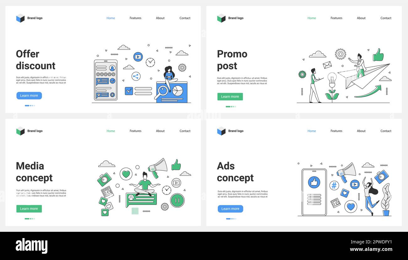 Ig story vector vectors hi-res stock photography and images - Alamy