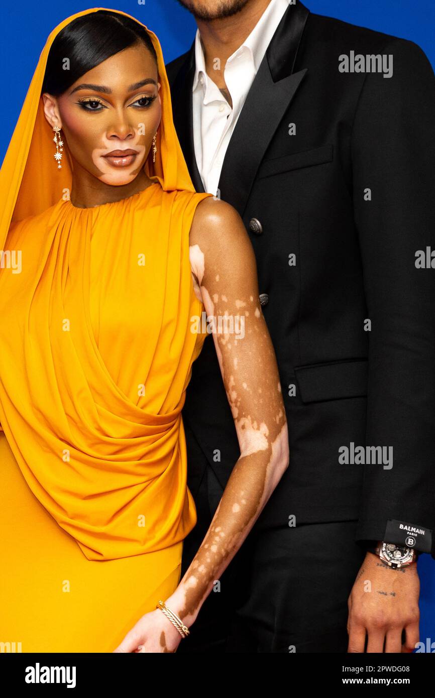 Washington, United States. 29th Apr, 2023. Winnie Harlow and Kyle Kuzma ...