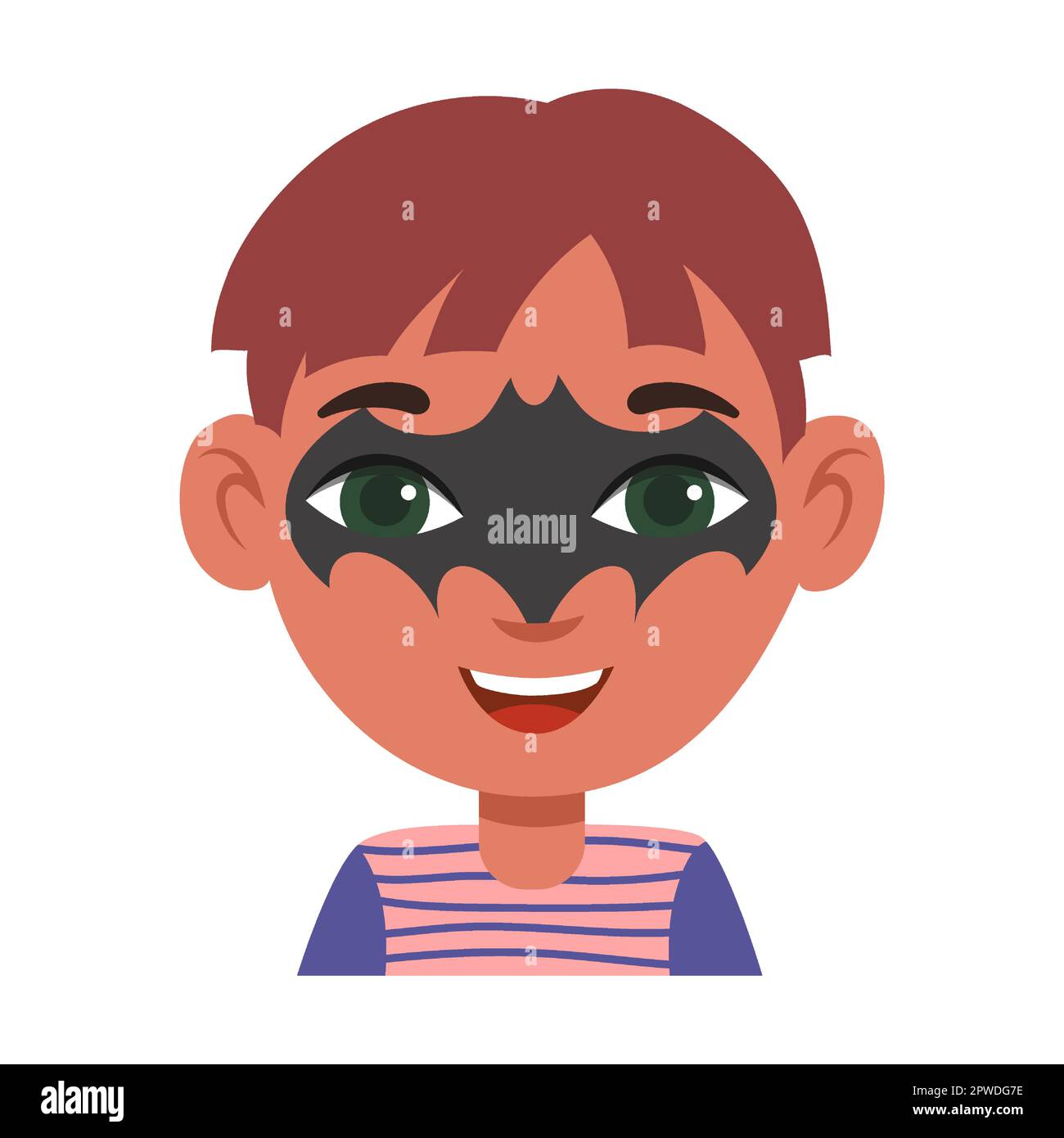 Person painting boy face Cut Out Stock Images & Pictures - Alamy