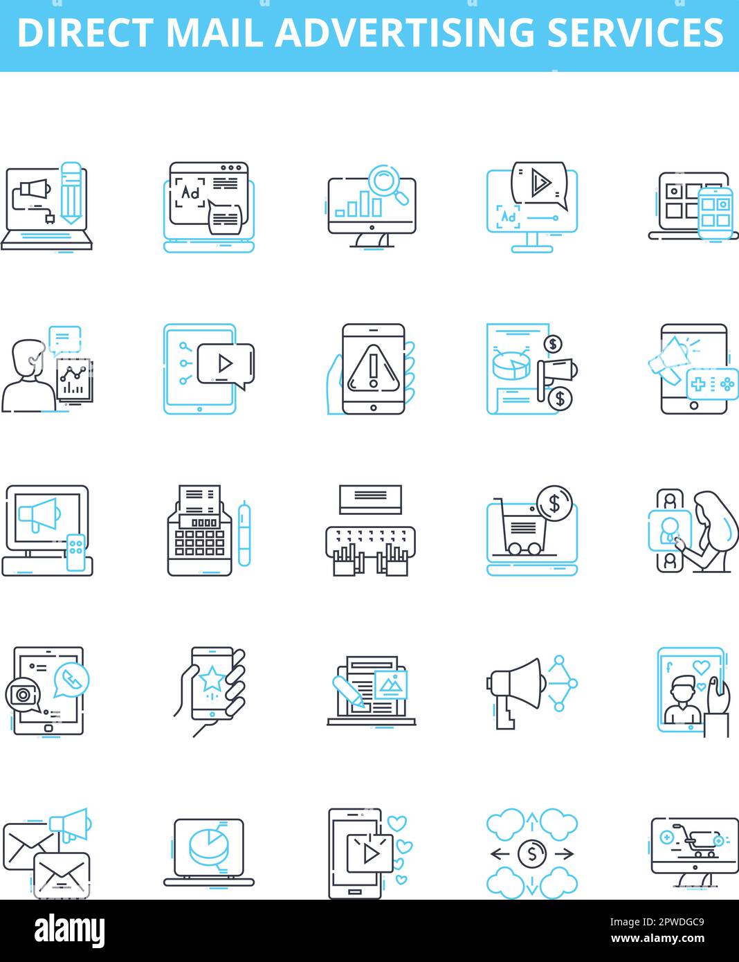 Direct mail printing hi-res stock photography and images - Alamy