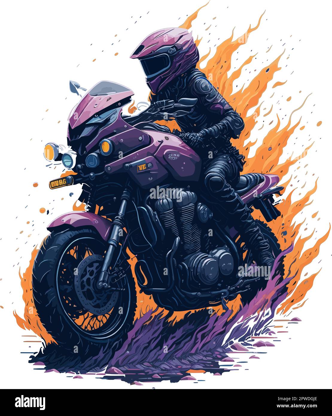 Biker rally Cut Out Stock Images & Pictures - Alamy