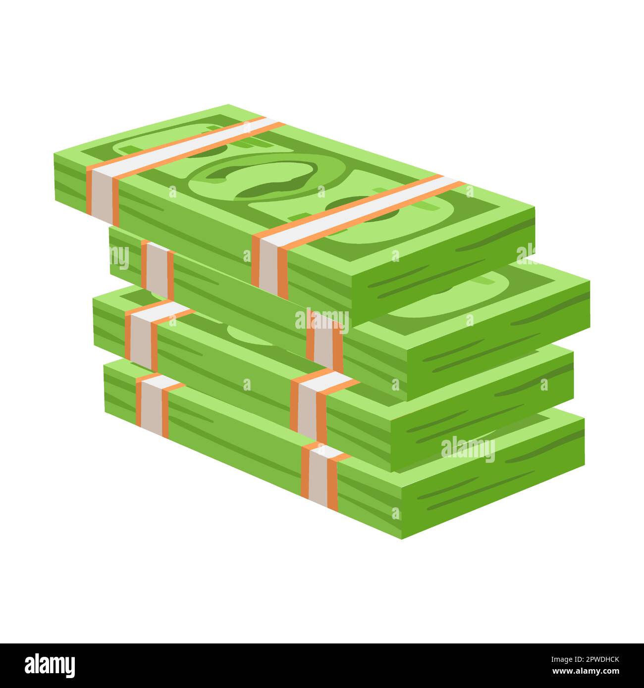Pack of banknote Stock Vector Images - Alamy