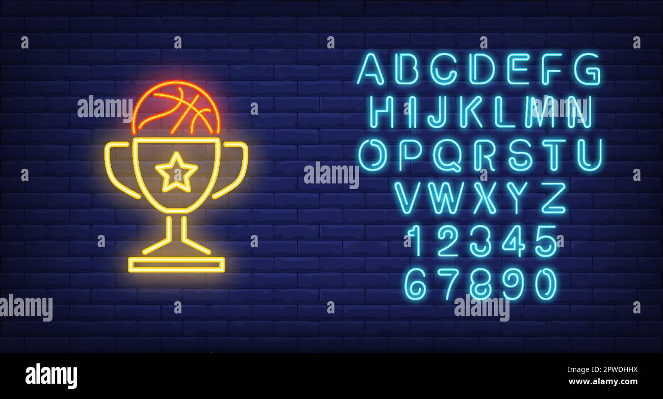 Basketball championship golden trophy Stock Vector Images - Alamy