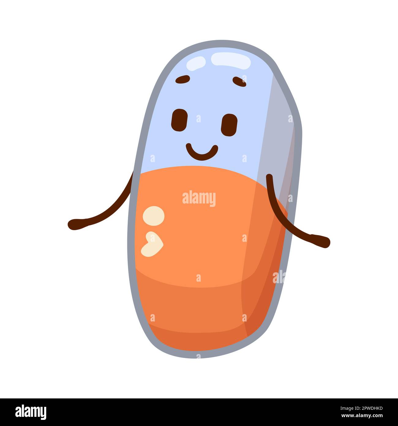 Happy eraser smiling vector illustration Stock Vector Image & Art - Alamy