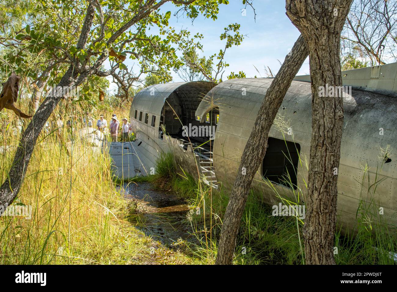 Wreck of C53 Aircraft on Anjo Peninsula, Kimberley Coast, WA, Australia ...
