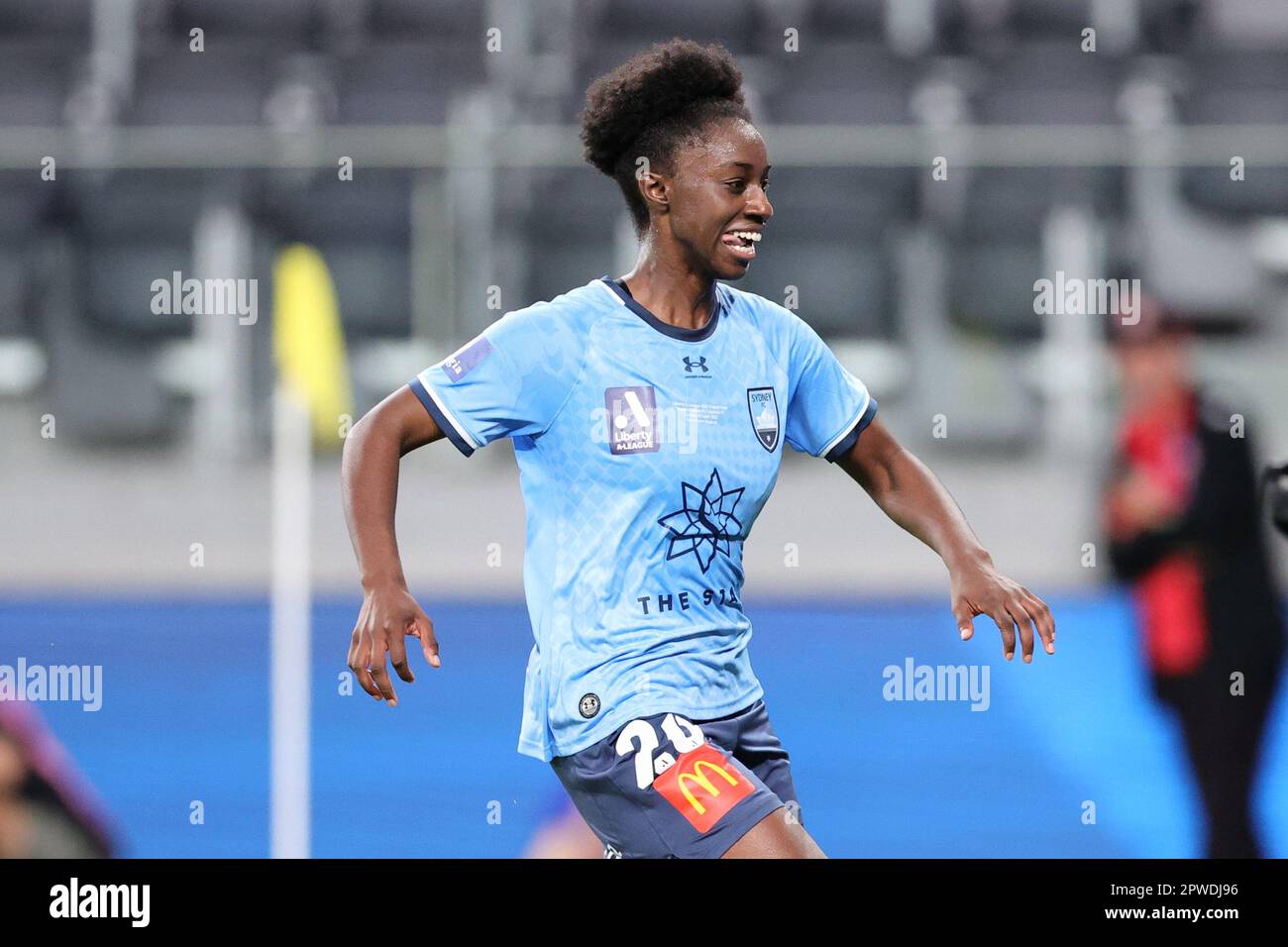 Sydney, Australia. 30th Apr, 2023. Princess Ibini-Isei of Sydney FC ...