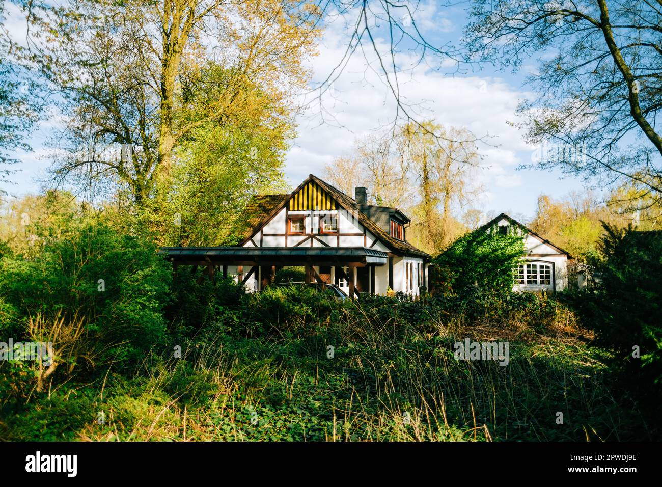 Old European houses in the countryside in Germany Stock Photo - Alamy