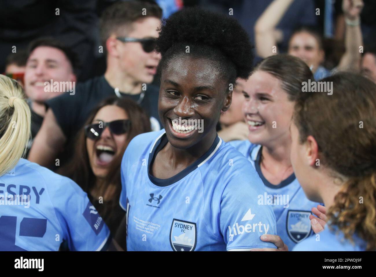 Sydney, Australia. 30th Apr, 2023. Princess Ibini-Isei of Sydney FC ...