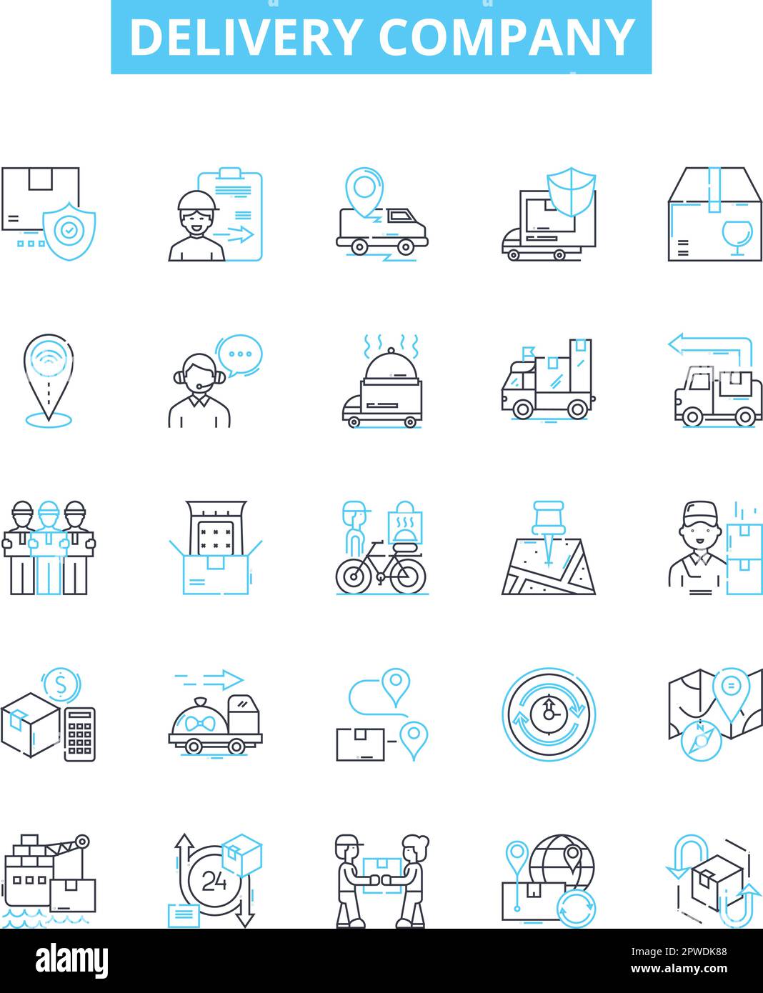 Dhl shipping containers Stock Vector Images - Alamy