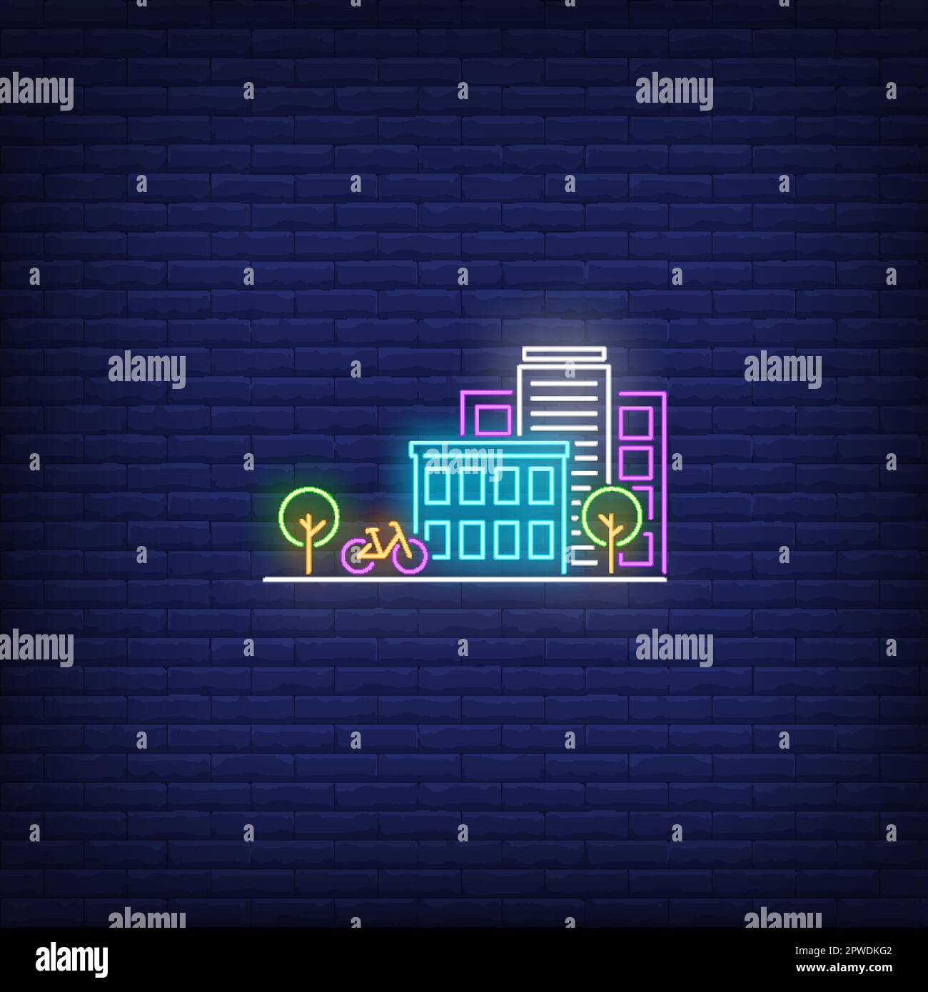 The house of the bicycles Stock Vector Images - Alamy