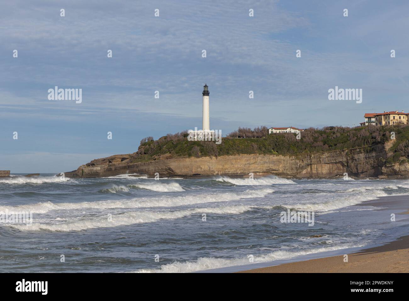 Phare de Biarritz, lighthouse in Biarritz city, France Stock Photo - Alamy