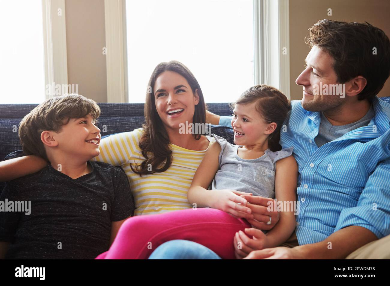 Blissful and delightful days together. a happy family bonding together ...