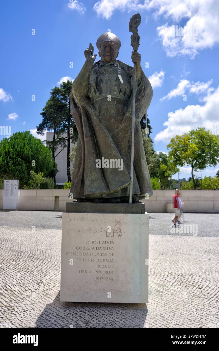 Fatima, Portugal - August 15, 2022: Statue of D.Jose Alves Correia da ...