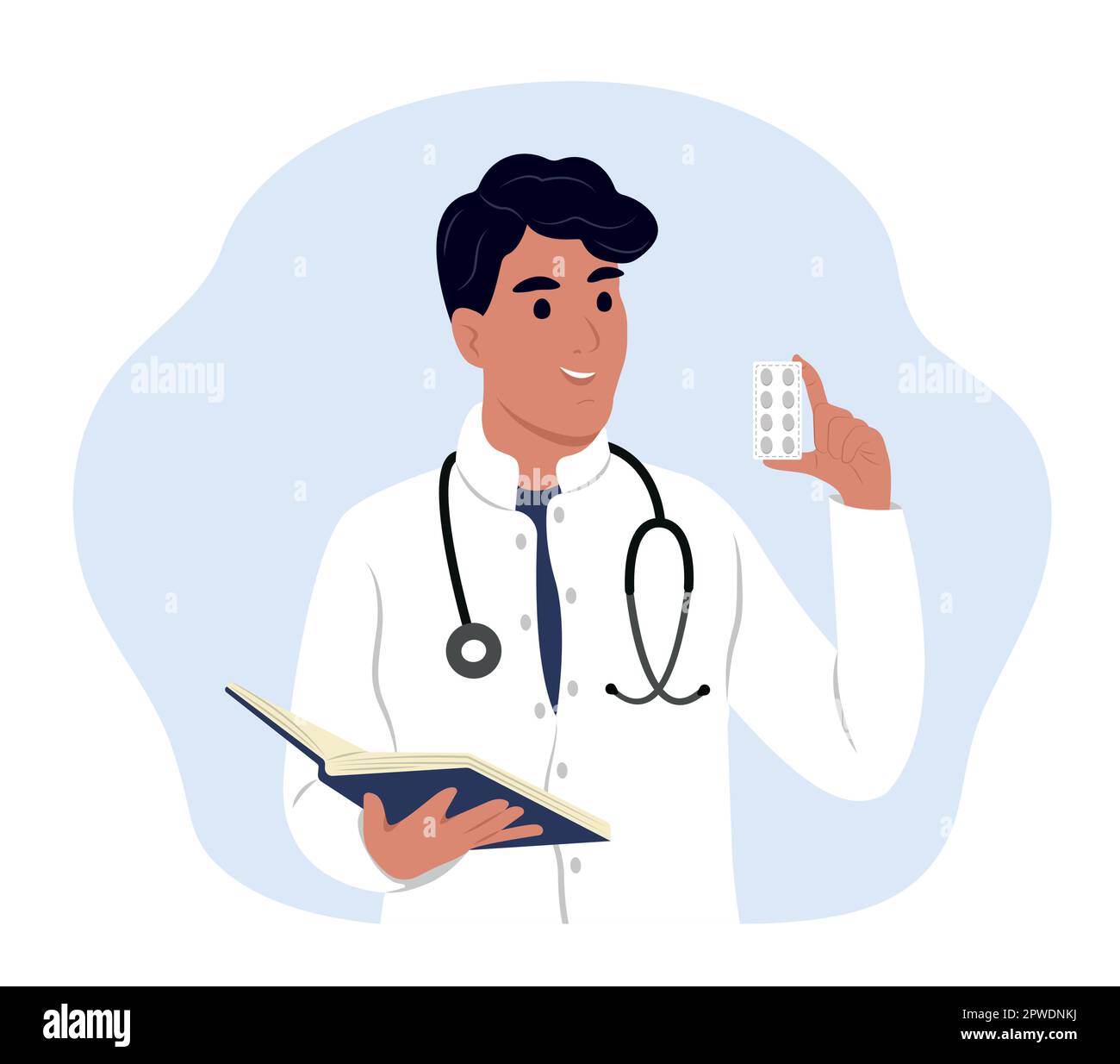 Cool medical doctor cartoon hi-res stock photography and images - Alamy