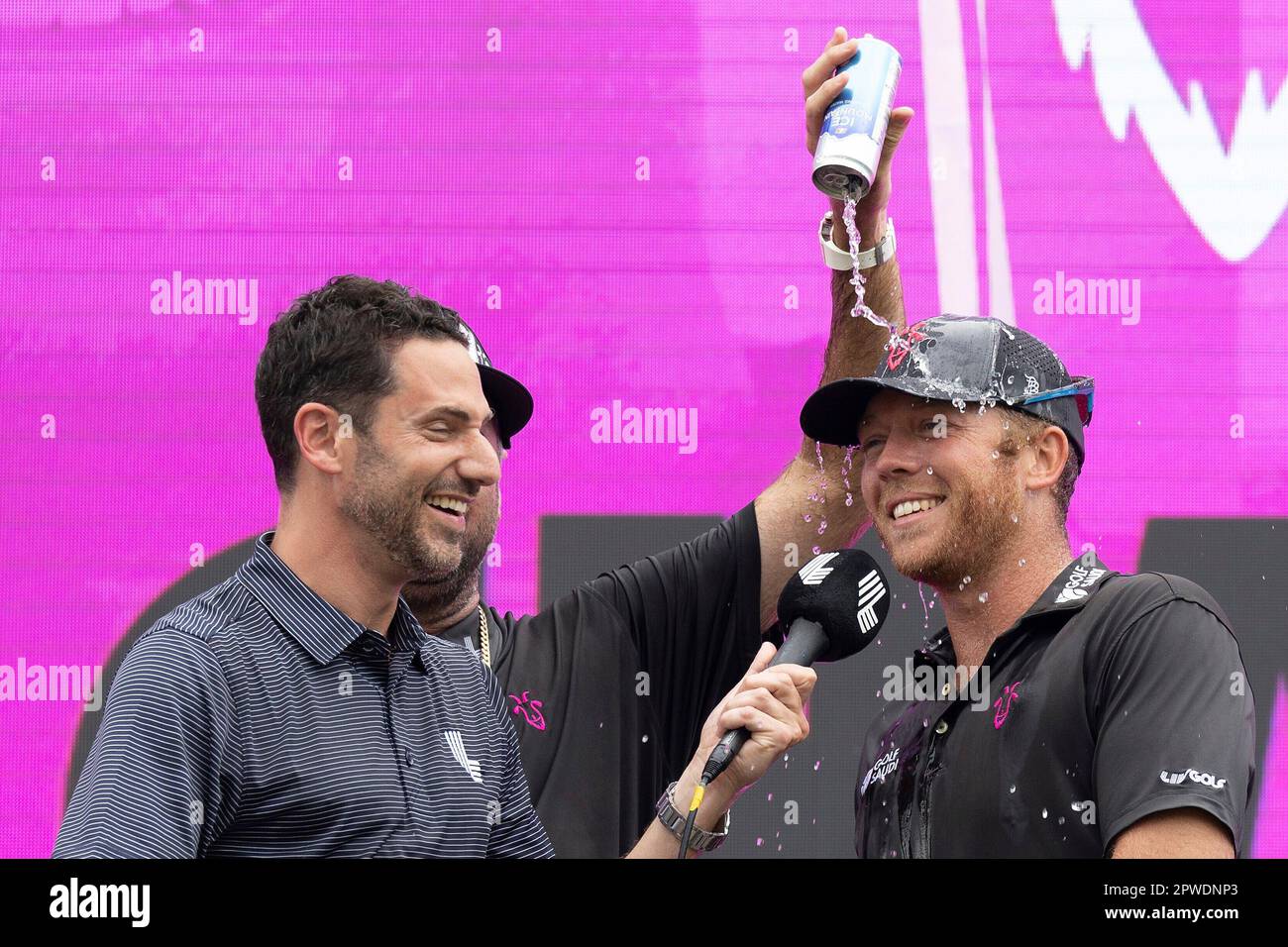 First place team winners Captain Bubba Watson of the RangeGoats GC and ...