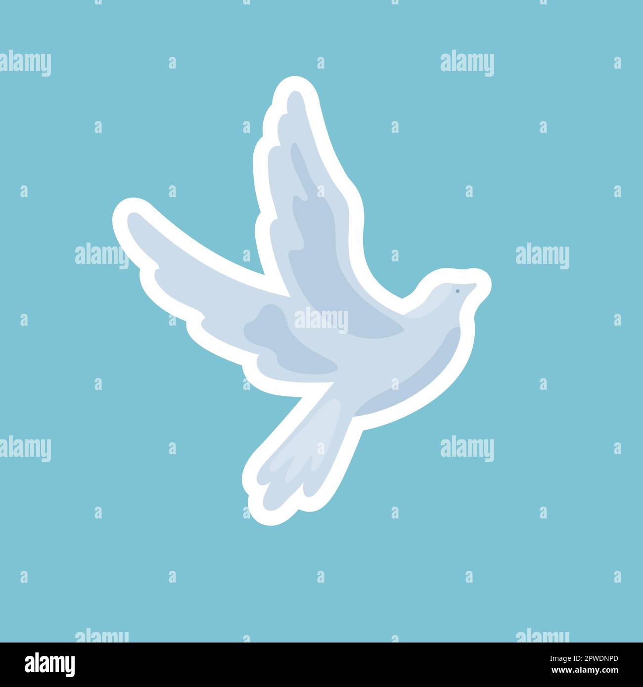 Retro hippie badge dove vector illustration Stock Vector Image & Art ...