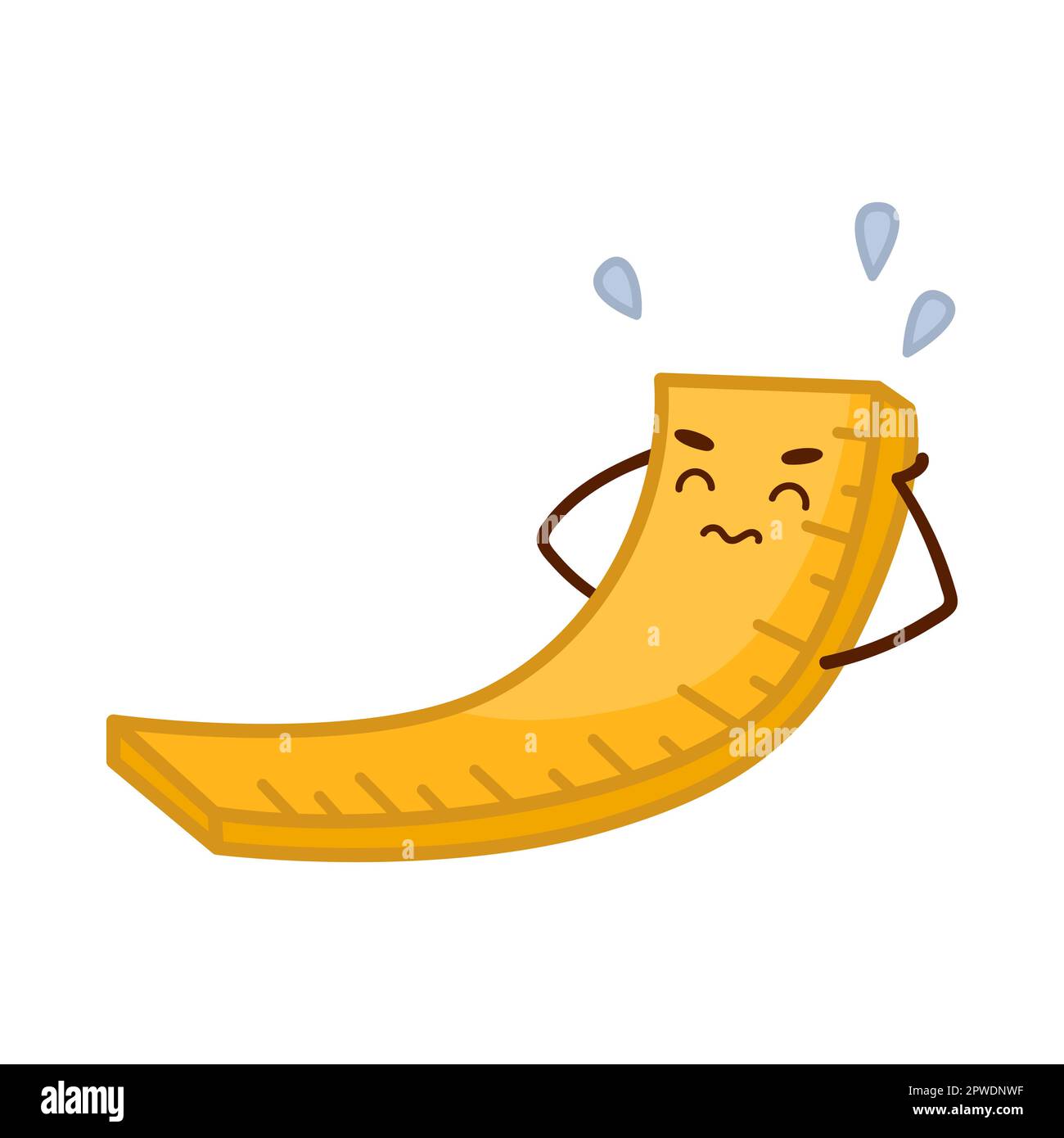 Wooden ruler exercising vector illustration Stock Vector Image & Art ...