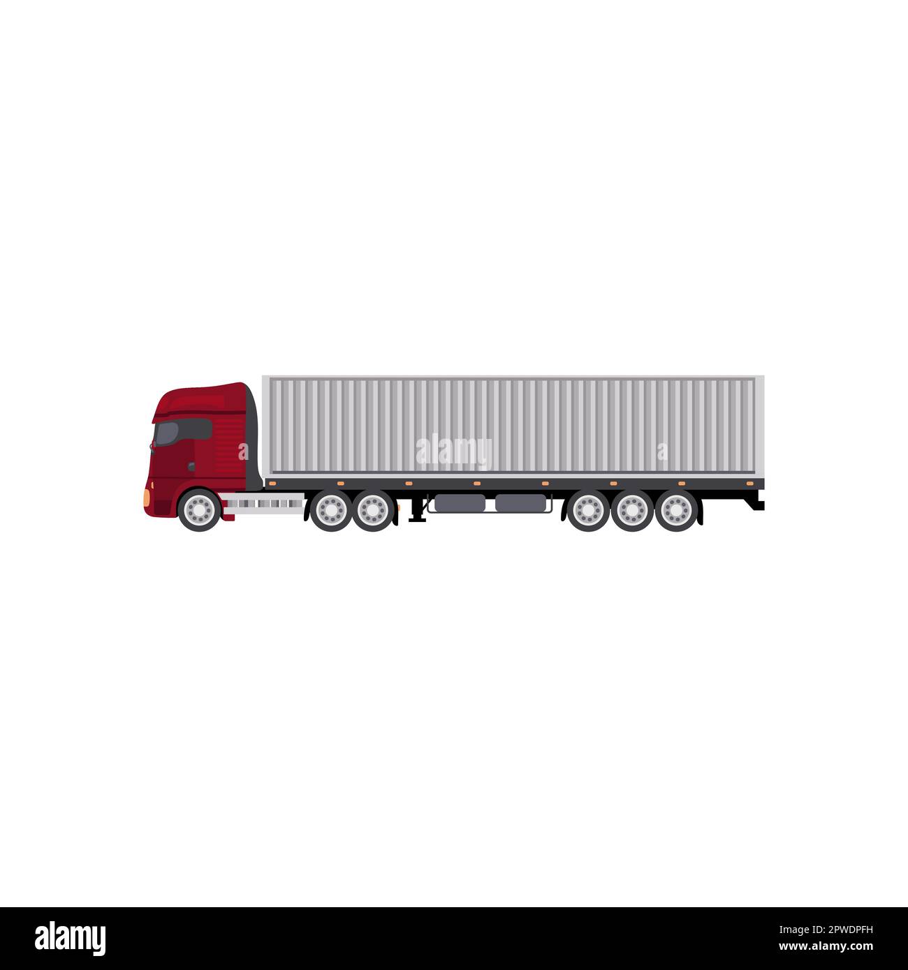 Truck trailer Cut Out Stock Images & Pictures - Alamy