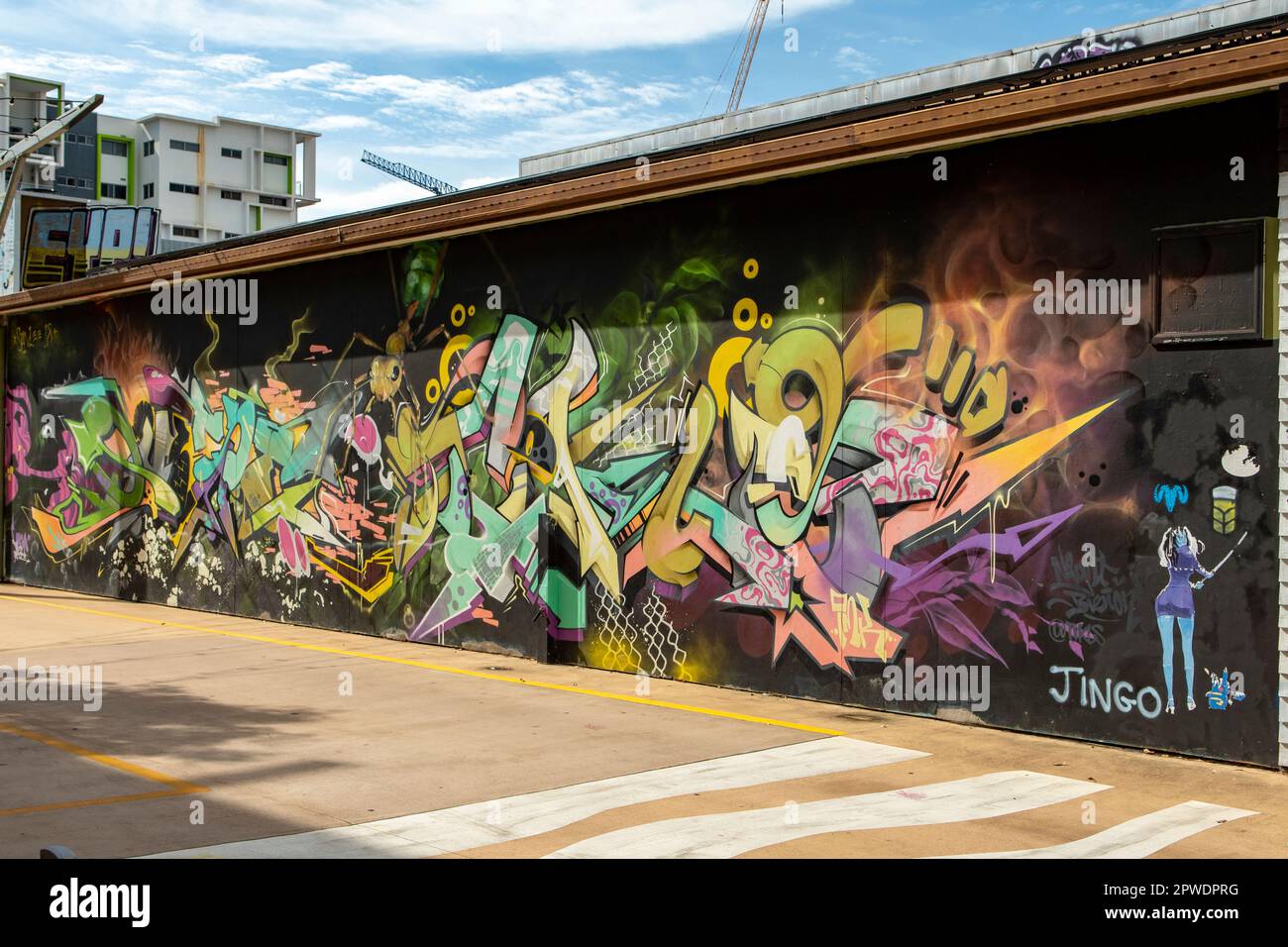 Darwin street art northern territory hi-res stock photography and ...
