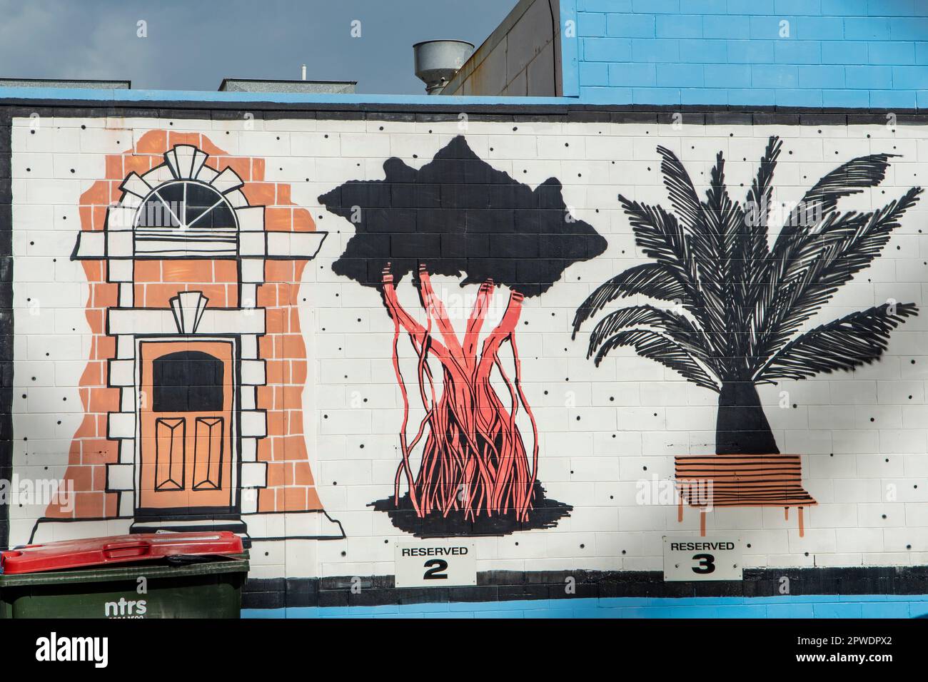 Street Art by Tom Gerrard and David Collins, Darwin, NT, Australia ...