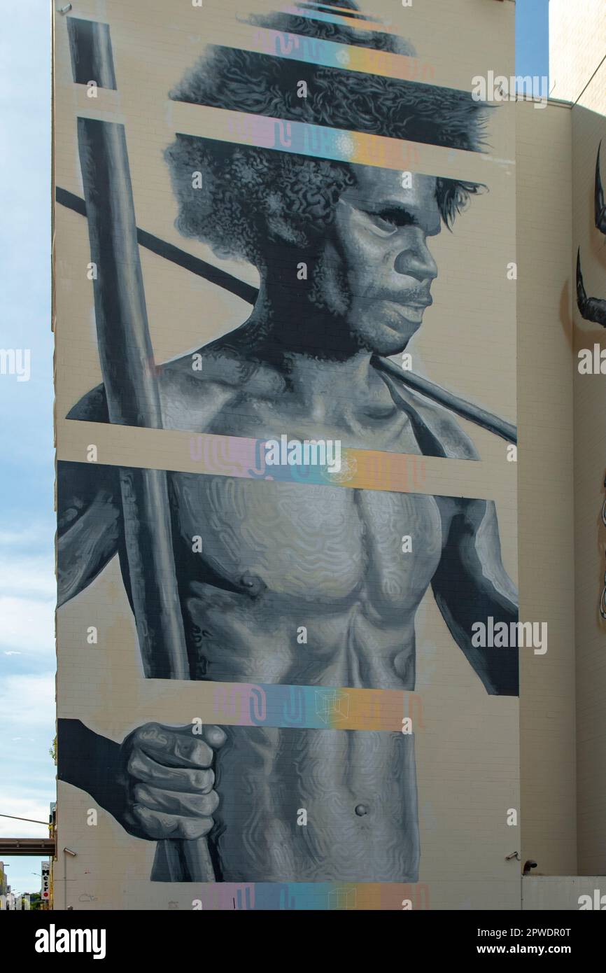 Aboriginal mural hi-res stock photography and images - Alamy