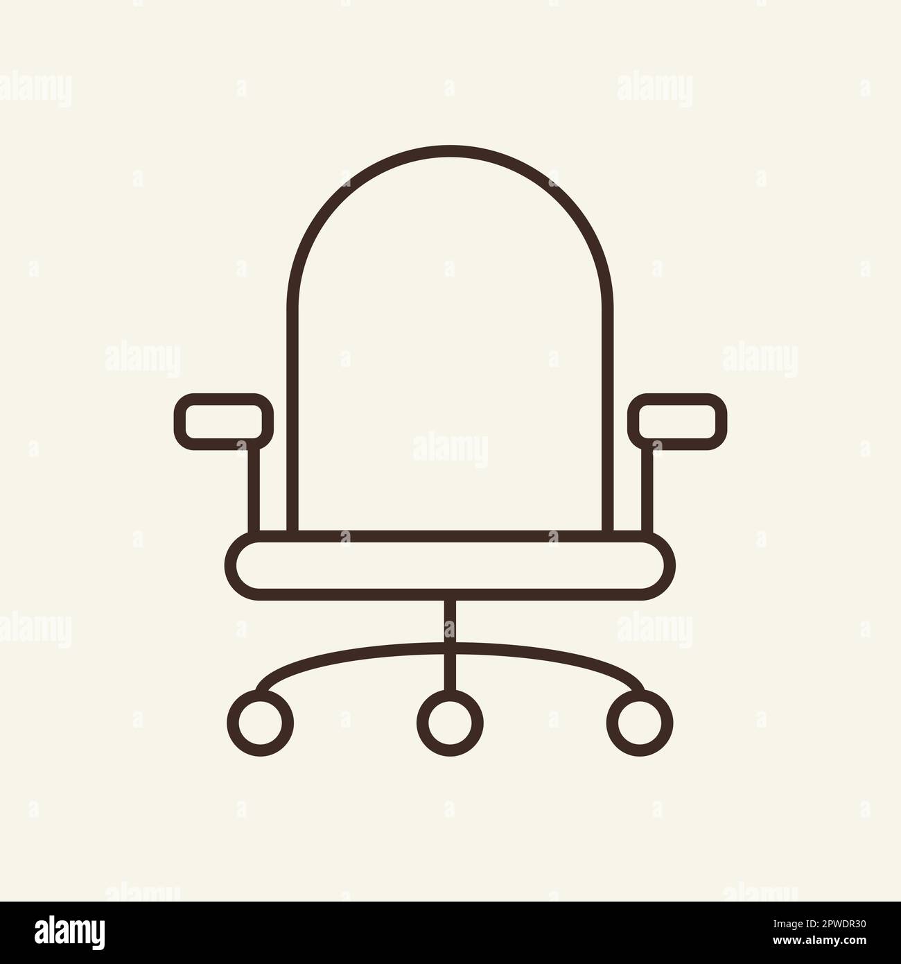 Chair line icon Stock Vector Image & Art - Alamy