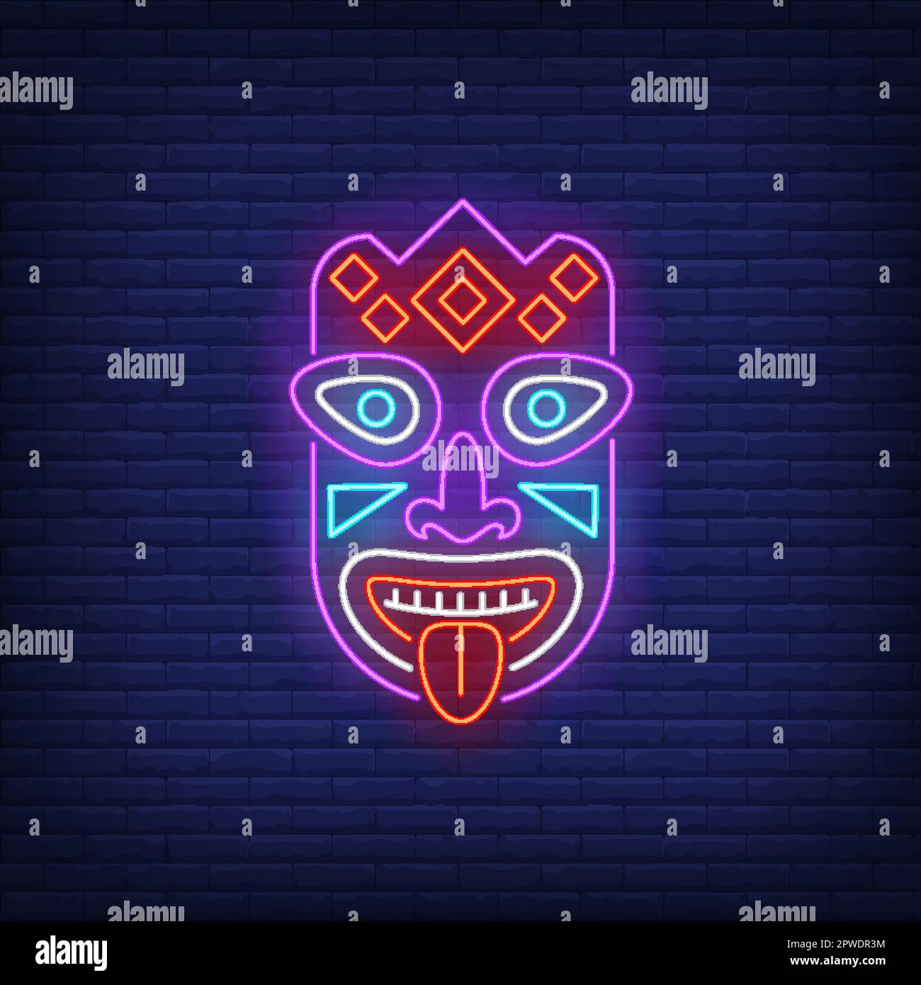 African realistic neon sign hi-res stock photography and images - Alamy