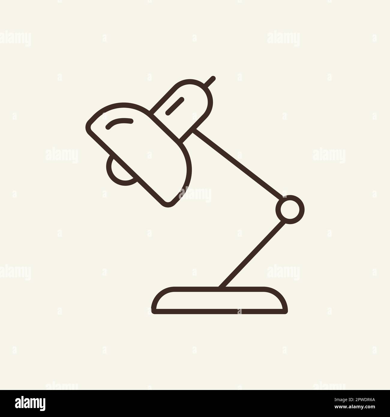 Lamp line icon Stock Vector Image & Art - Alamy