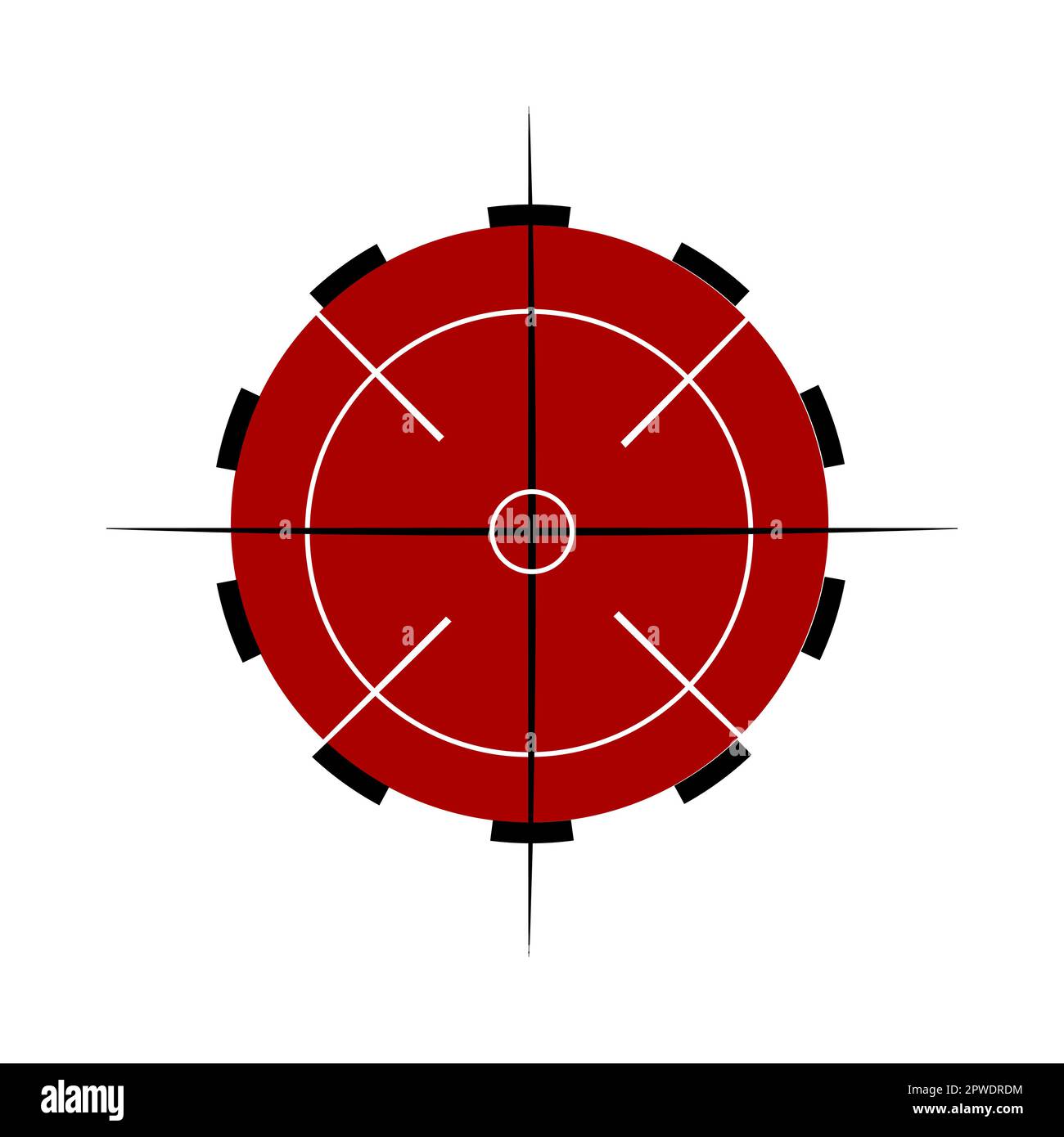 Crosshair target red hi-res stock photography and images - Alamy
