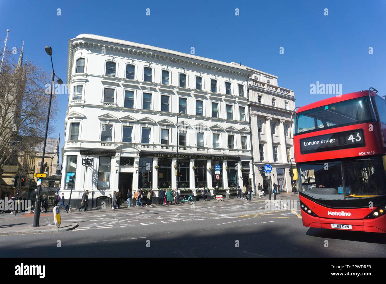 View of Borough High Street, London, UK Stock Photo - Alamy