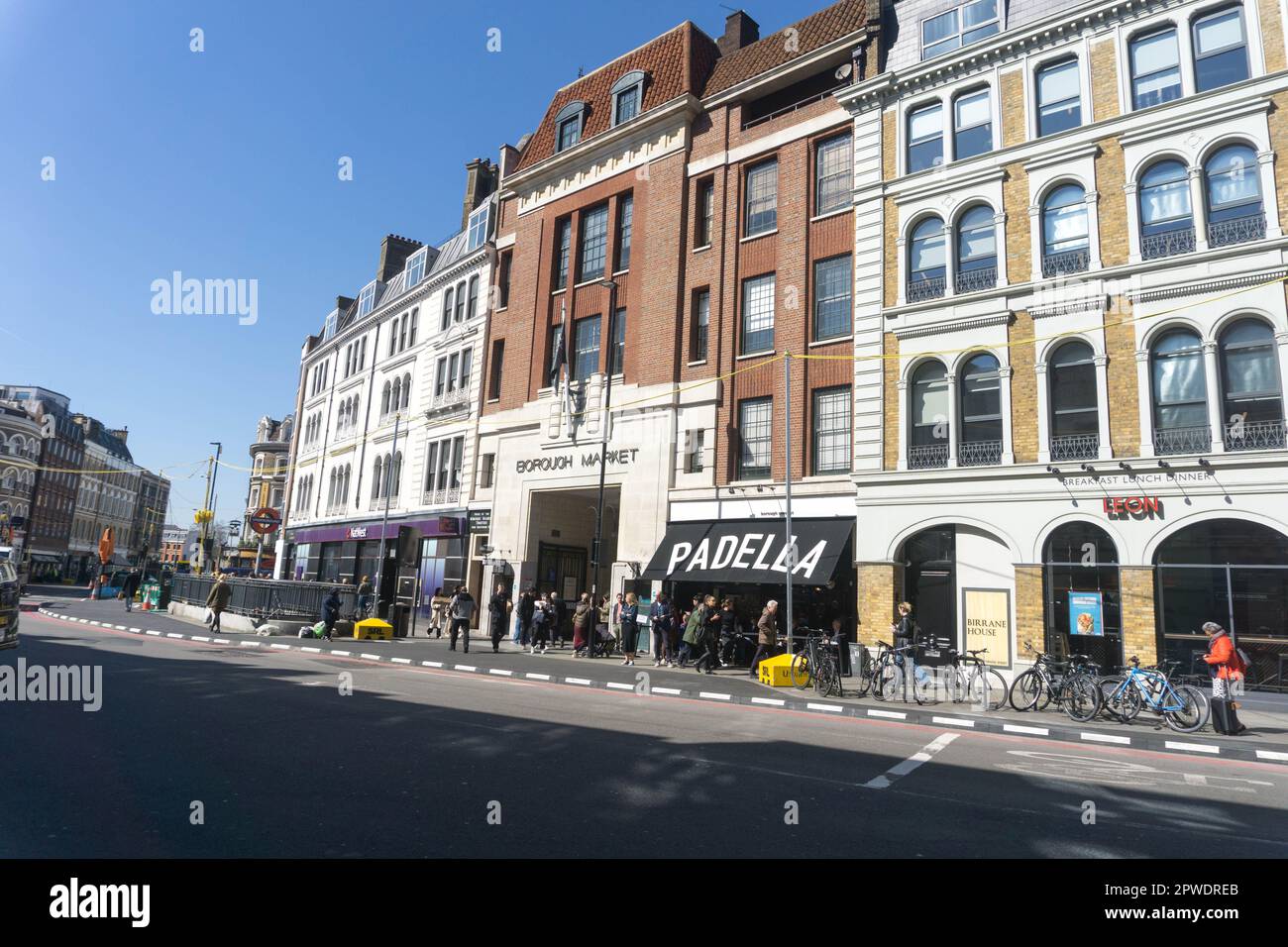 View of Borough High Street, London, UK Stock Photo - Alamy