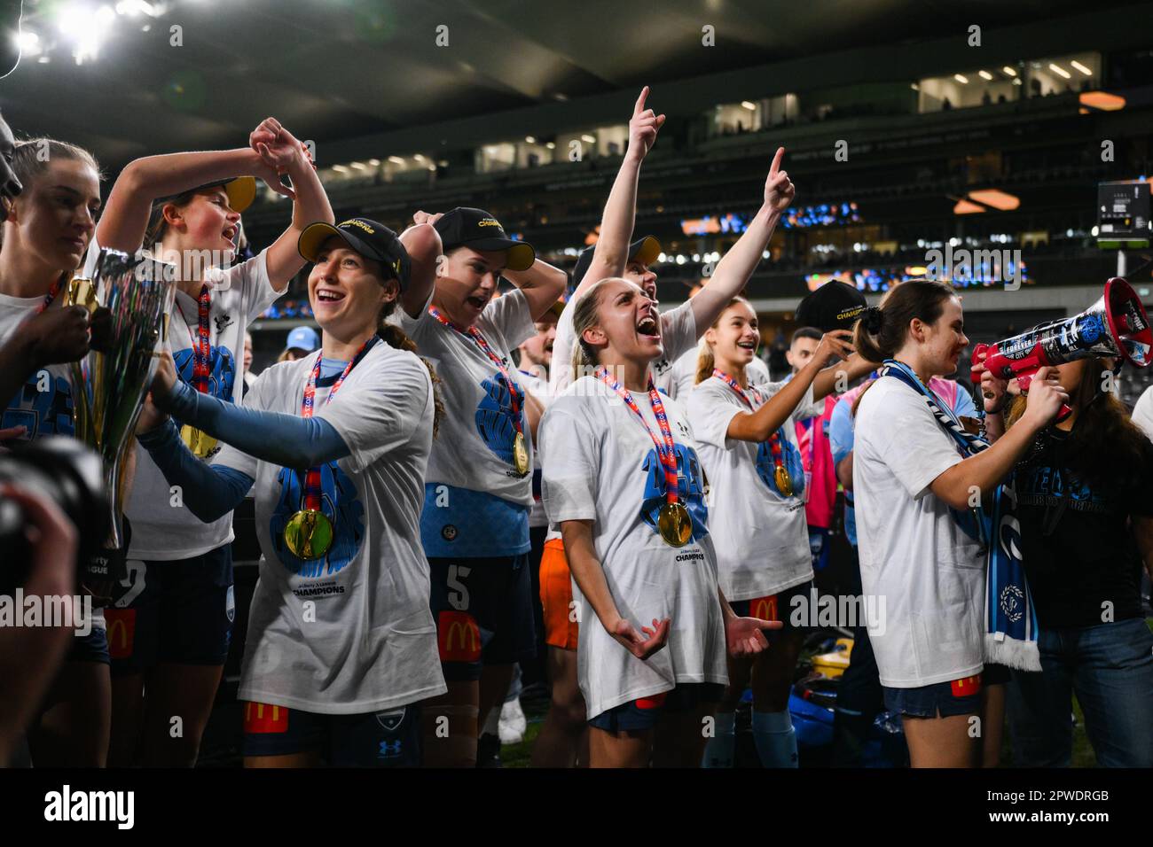 Deborah-Anne De La Harpe of Sydney FC, Charlize Rule of Sydney FC ...