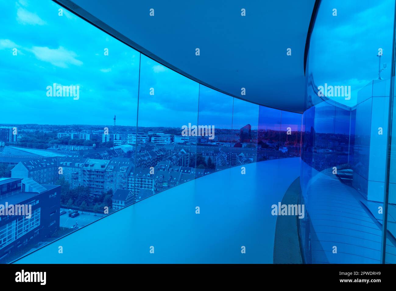 ARoS Aarhus art museum (kunstmuseum) in Aros Alle, city centre with ...